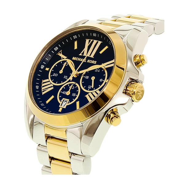 Michael Kors Men's Bradshaw Two-Tone Chronograph Metal Watch MK5976 ...