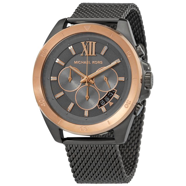 Michael Kors Brecken Chronograph Quartz Grey Dial Men's Watch MK8868 ...