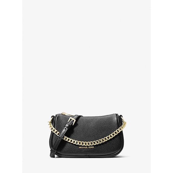 Michael Kors Carmela Small Pebbled Leather Convertible Crossbody Bag ...