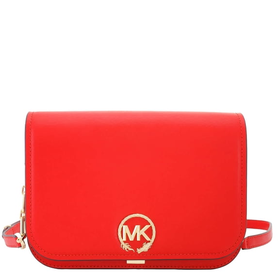Michael Kors Delancey Medium Leather Messenger Bag - Walmart.com