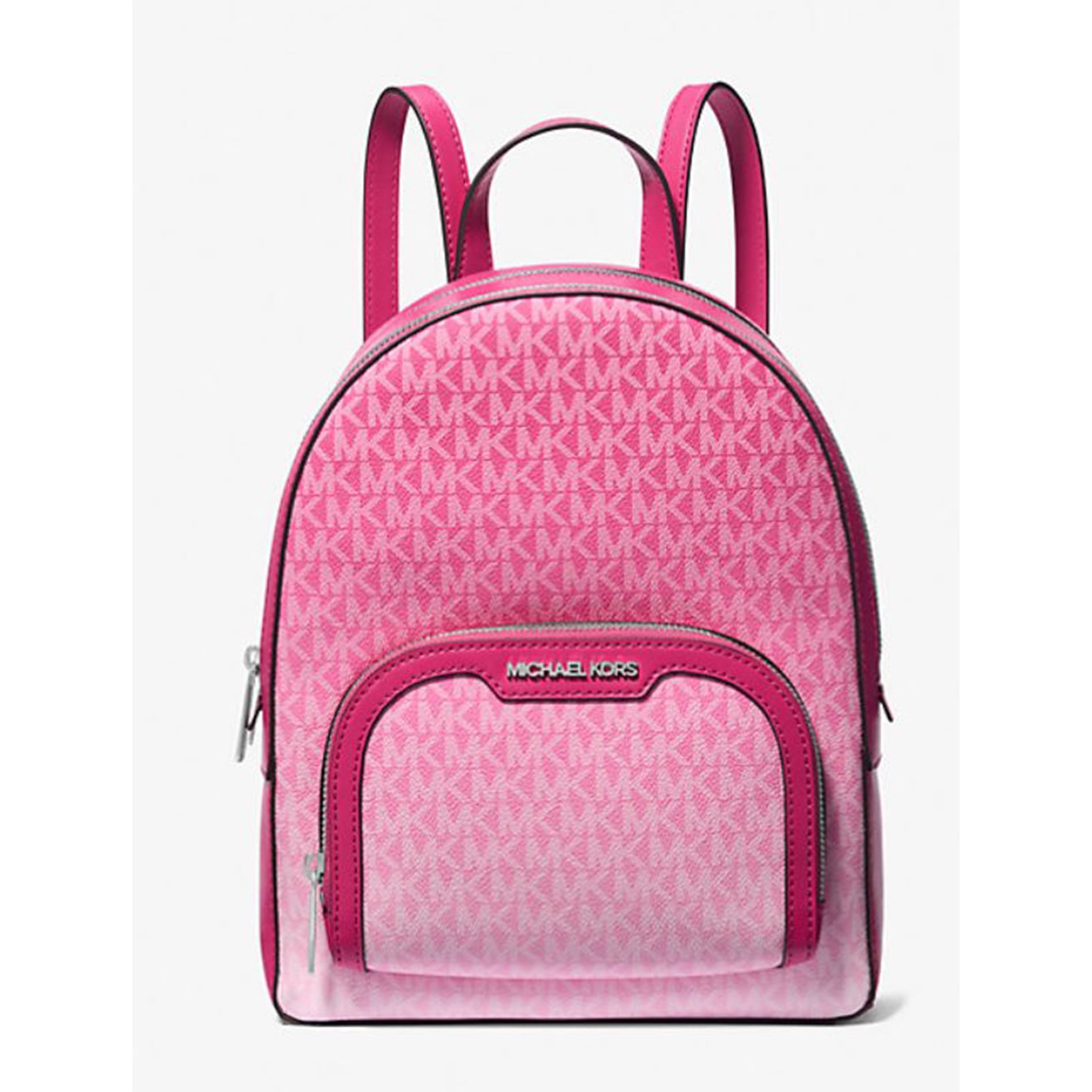 Michael Kors Womens Jaycee MD Zip Pocket Jacquard Backpack Michael Kors Womens Jaycee MD Zip Pocket Jacquard Backpack