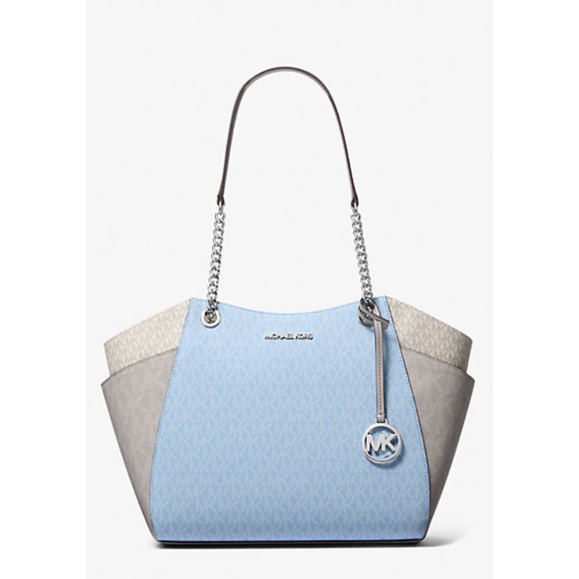 Michael Kors Women's MK Large Handbag Purse Tote Bag Shoulder + Trifold ...