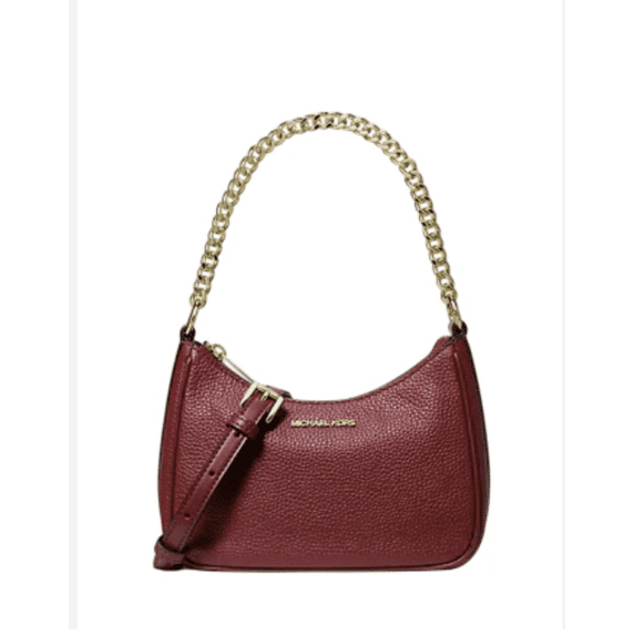 Michael Kors Jet Set Small Leather Convertible Crossbody Shoulder Bag ...