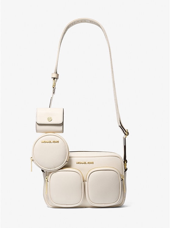 Michael Kors Jet Set Travel Medium Leather Messenger Bag - Walmart.com