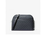"Michael Kors Jet Set Crossbody Bag, Medium Dome Shape, Logo-Print ...