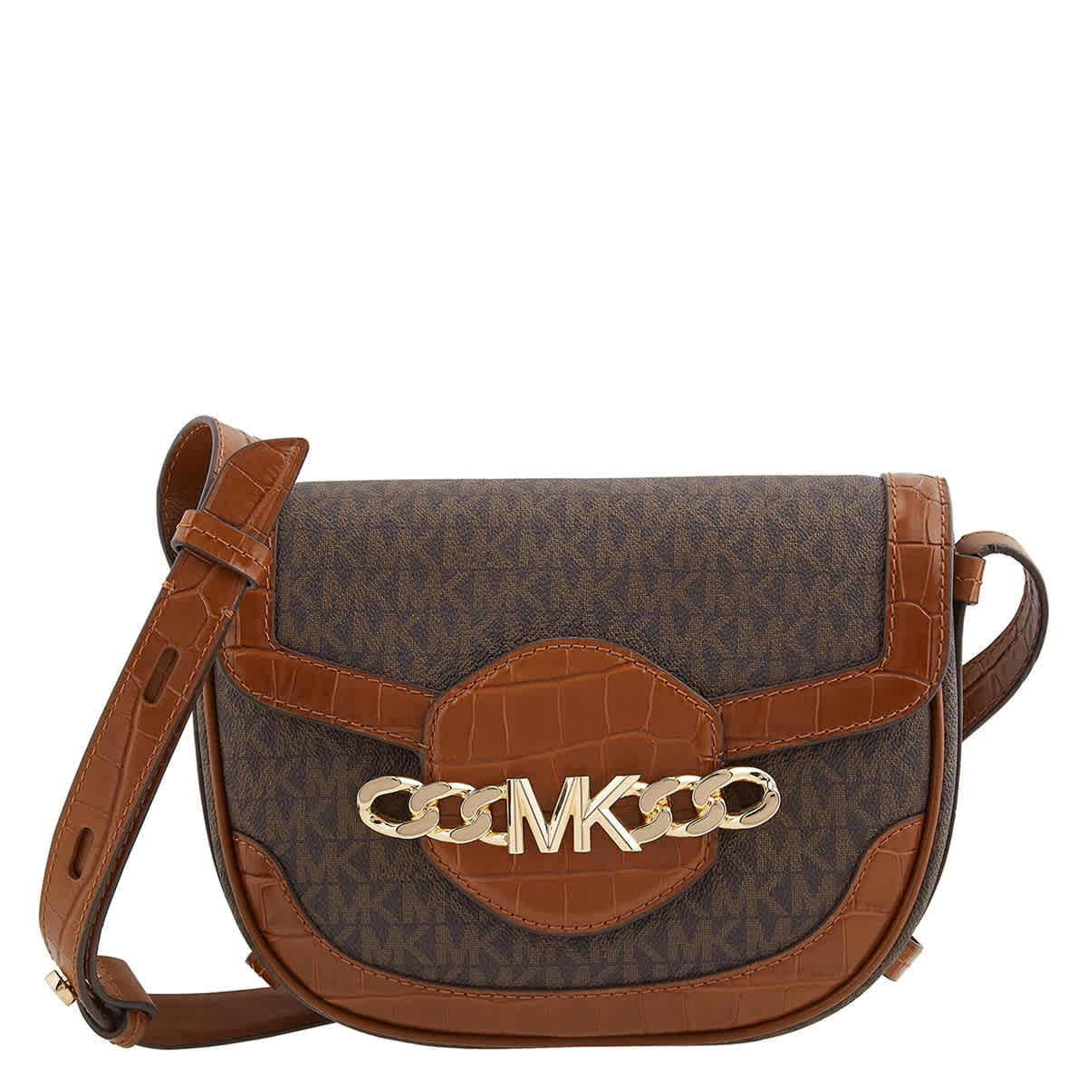 Michael Kors Ladies Hally Medium Presbyopia Envelope Bag - Chestnut - Walmart.com