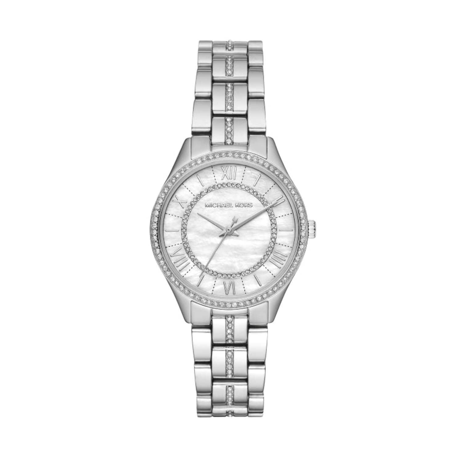 Michael Kors Lauryn MK3900 Women's Watch - Silver-Tone, Crystal ...