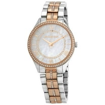Michael Kors Women's Ritz Rose Gold-Tone Chronograph Watch MK6307 ...