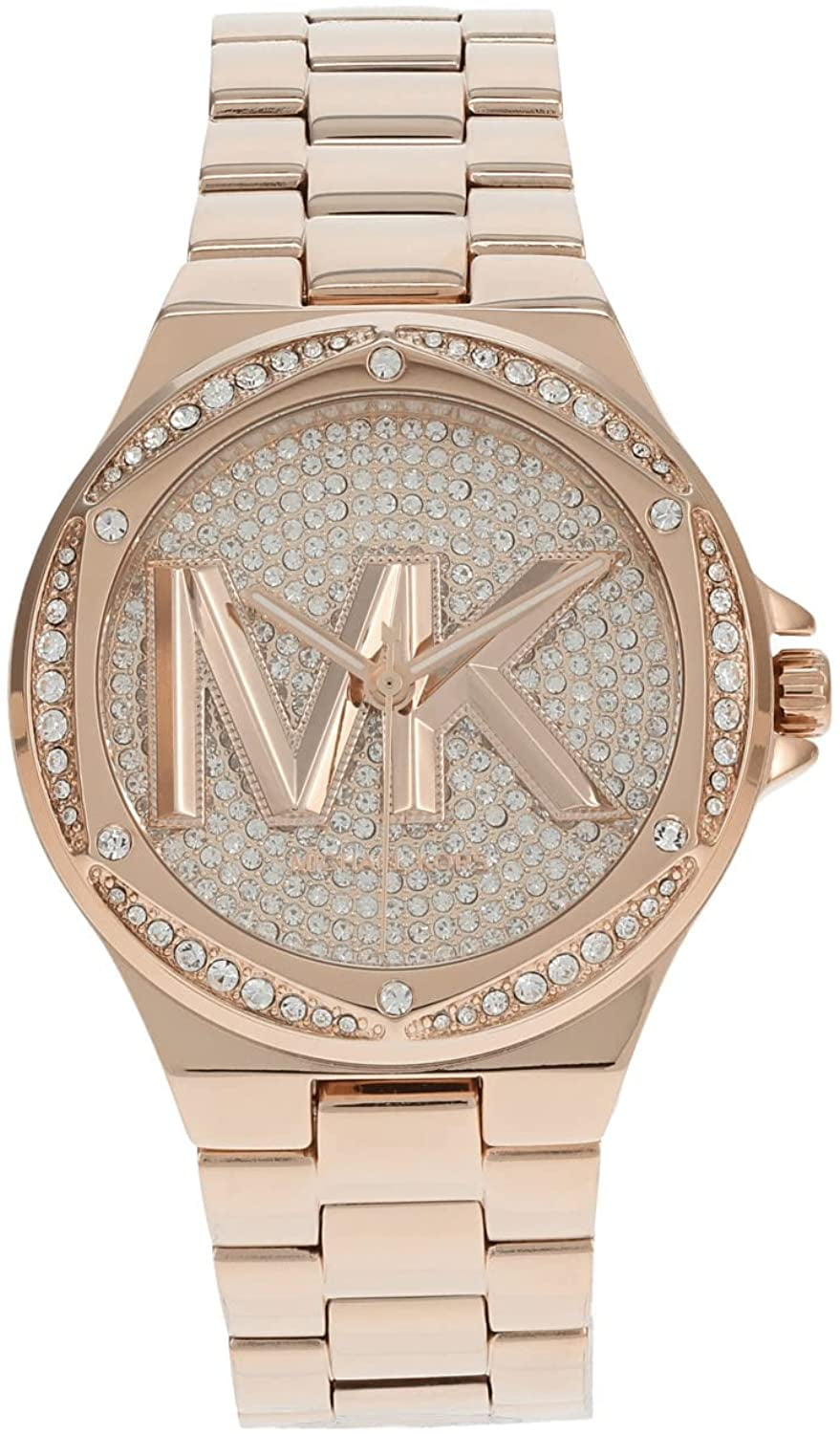 Michael Kors Lennox Rose Gold-Tone Ladies Watch MK7230 - Walmart.com