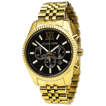 MICHAEL KORS Stainless Steel Silver Mens Lexington Watch Model MK8405 ...