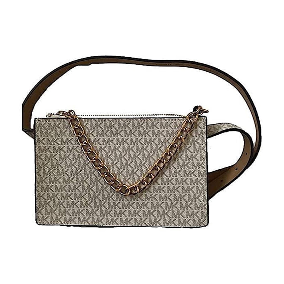 Michael Kors MK Signature Fanny Pack Belt Bag Vanilla Small - Walmart.com
