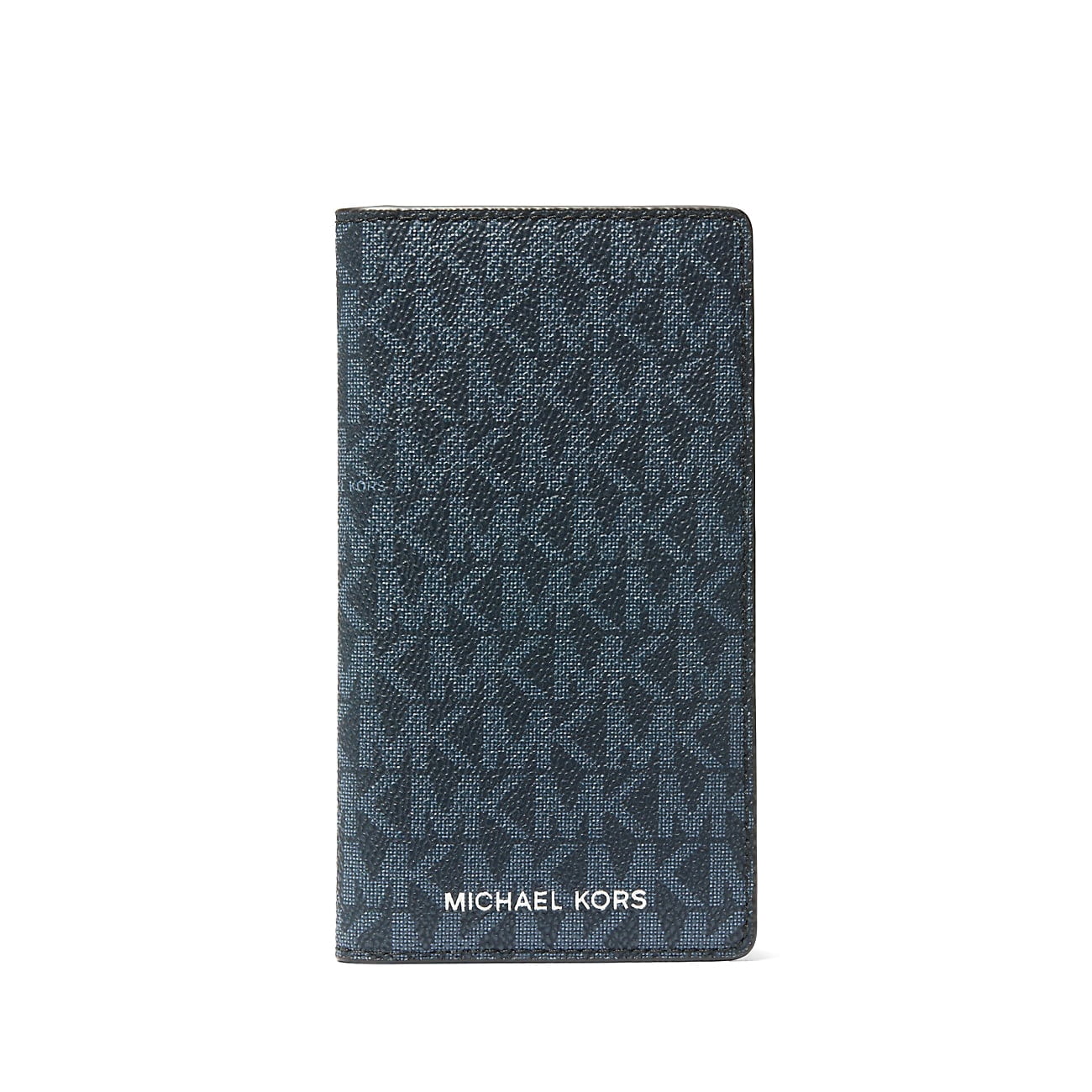Michael Kors Men's Cooper Large Logo Snap Bi-Fold Card Case Wallet ...
