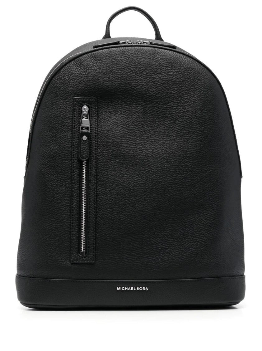 Michael Kors Men's Hudson Slim Leather Backpack Black - Walmart.com