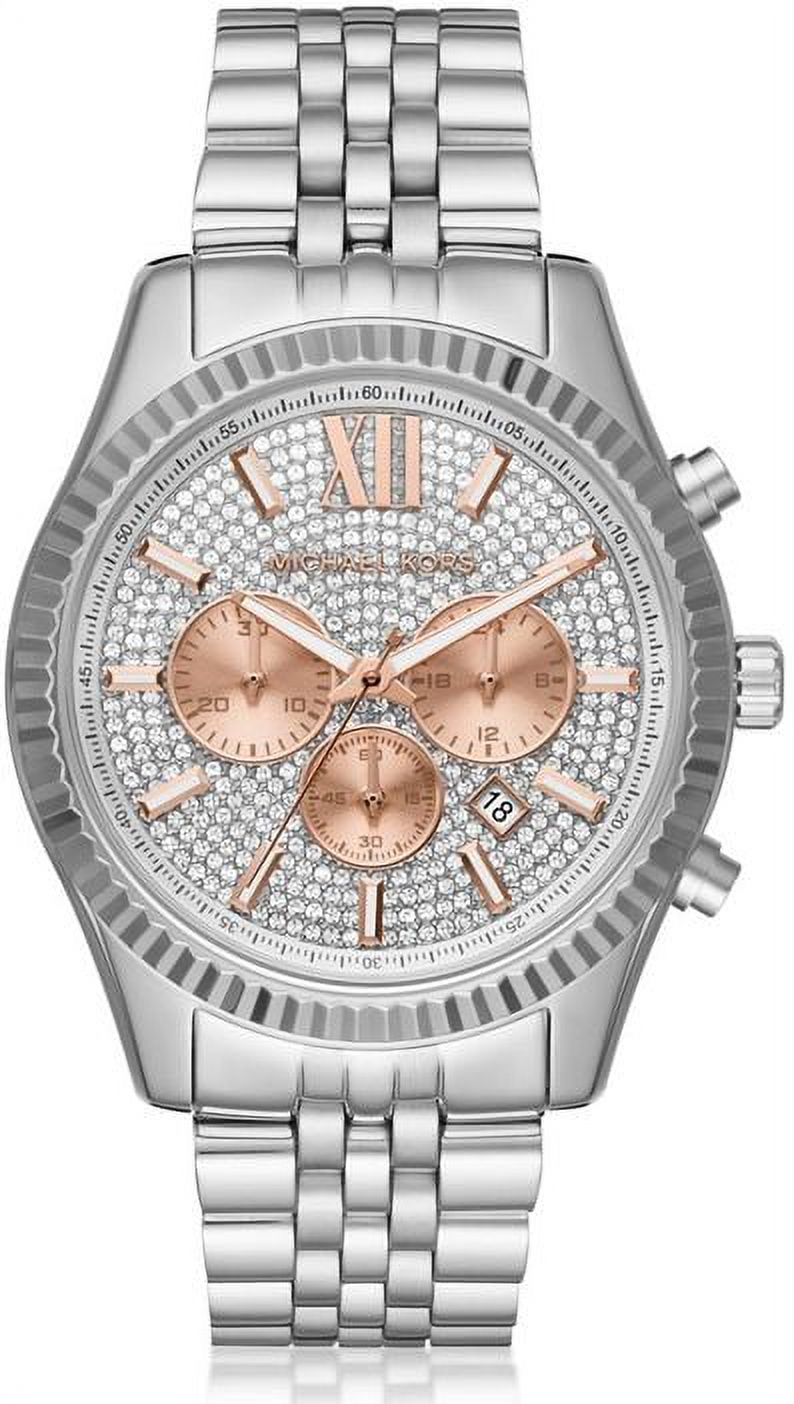 Michael Kors Men's Lexington Two Tone Stainless Steel Watch MK8344 ...