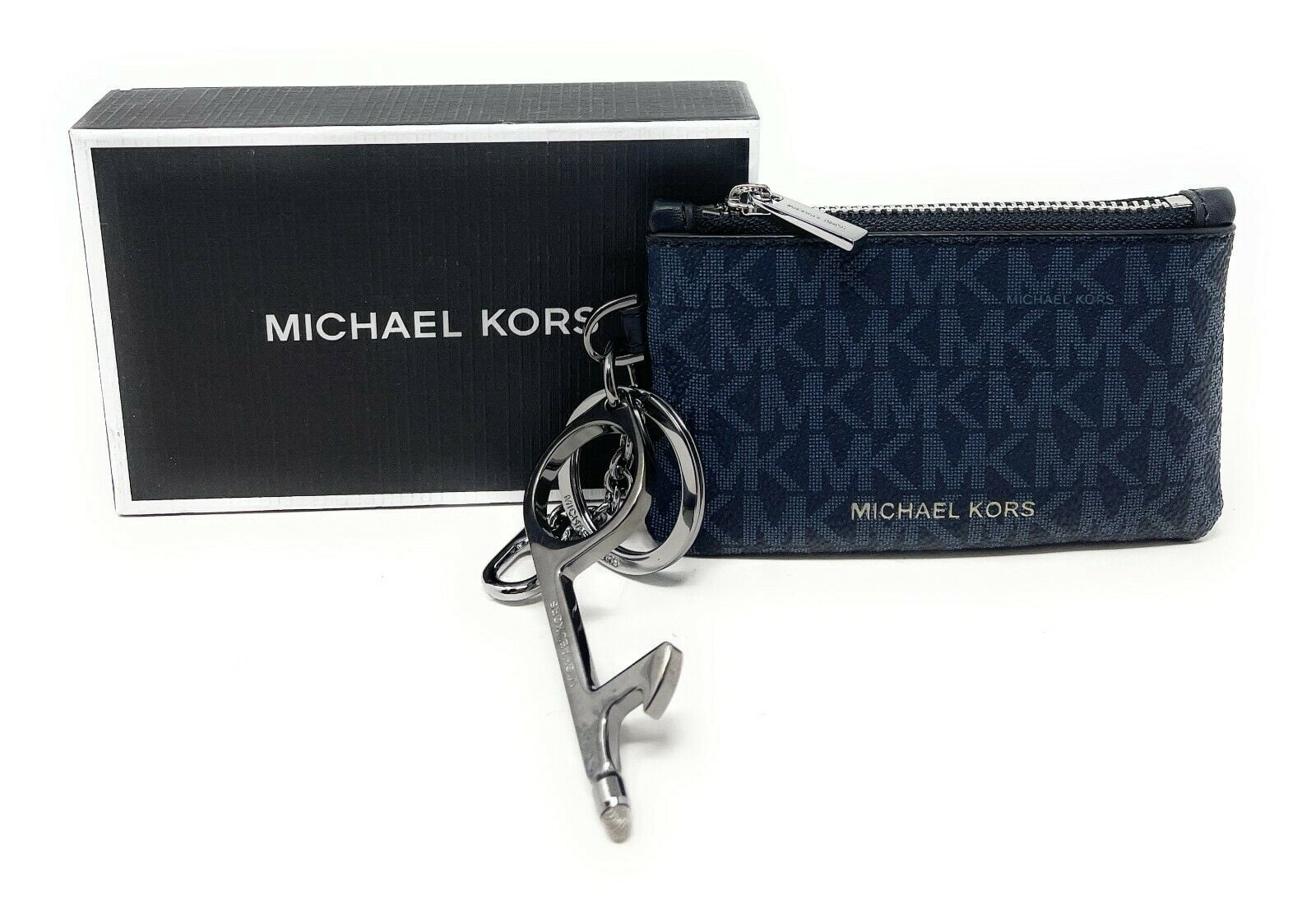 Michael Kors Men’s Logo Pouch and No Touch Keychain Box Set $128 ...