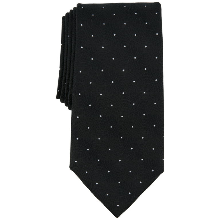 Michael Kors Men s Dot Pattern Tie Black Necktie
