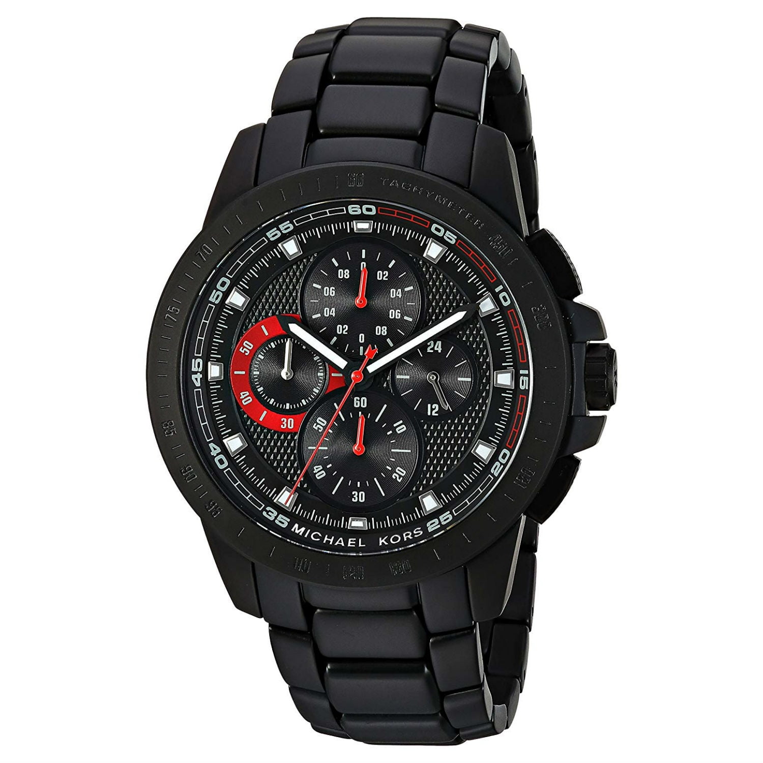 Michael Kors Men's Ryker Chronograph Black Steel Watch MK8529 - Walmart.com