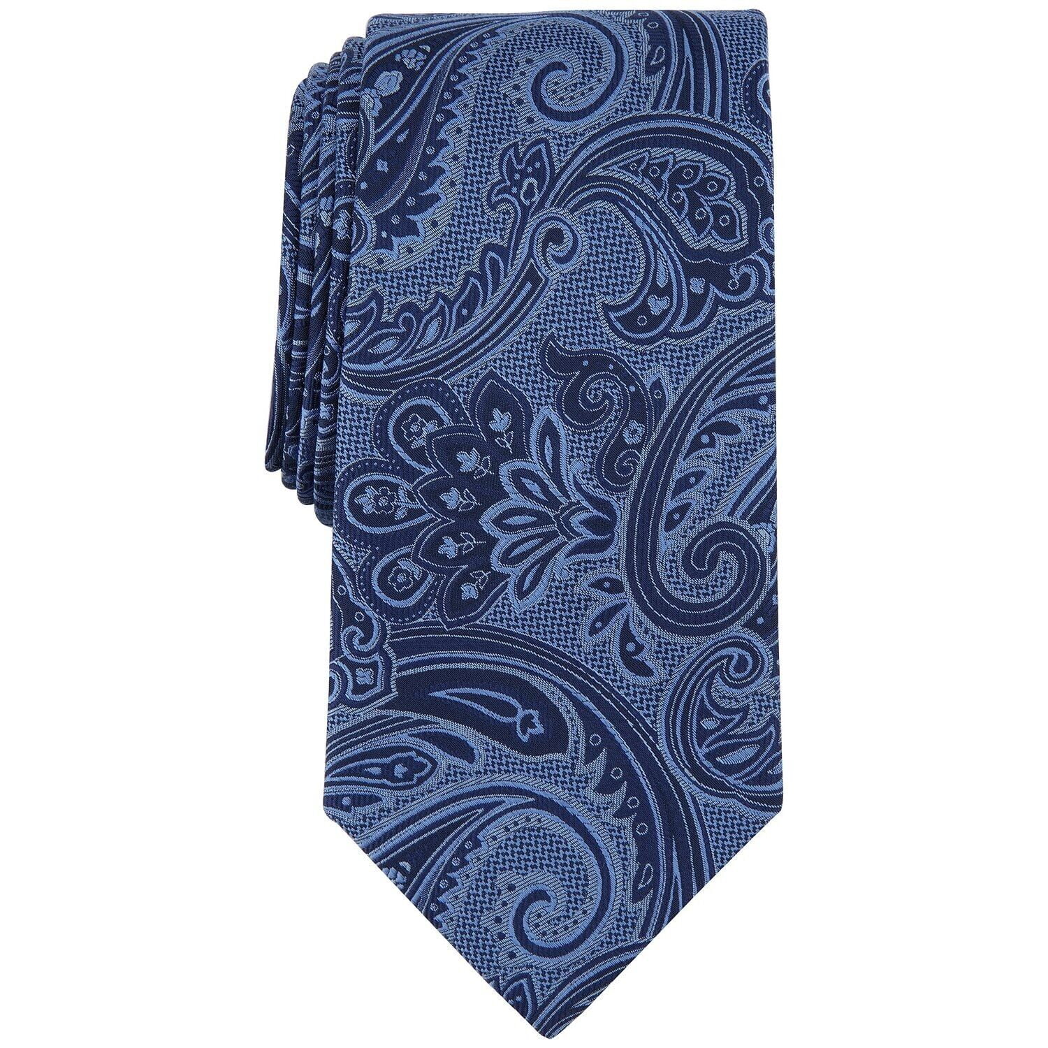 Michael Kors Mens Kadar Paisley Tie Navy Blue - Walmart.com