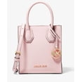 Michael Kors Mercer Extra-Small Pebbled Leather Crossbody Bag (Powder ...