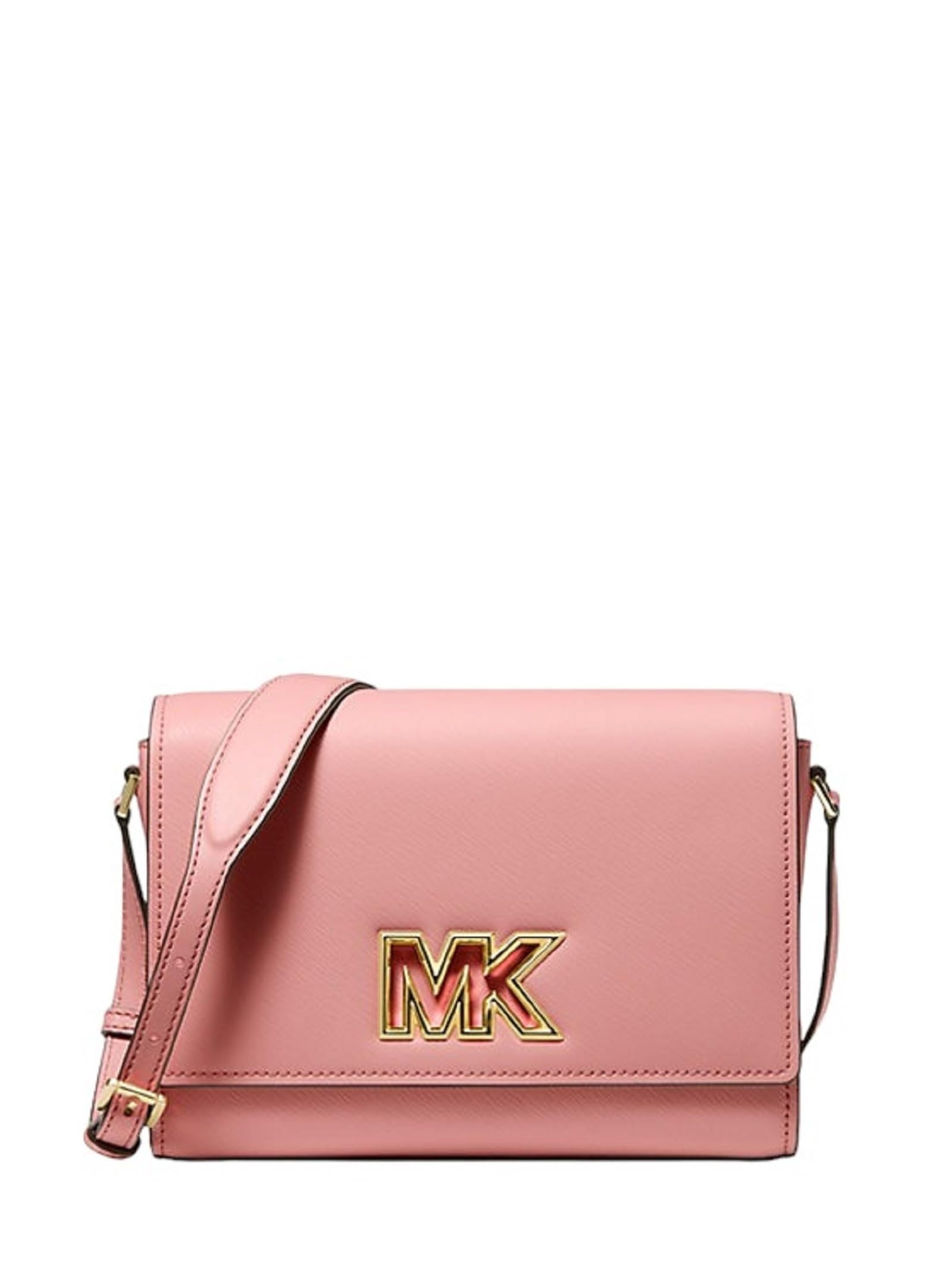 Michael Kors Mimi Medium Leather Messenger Crossbody Primrose - Walmart.com