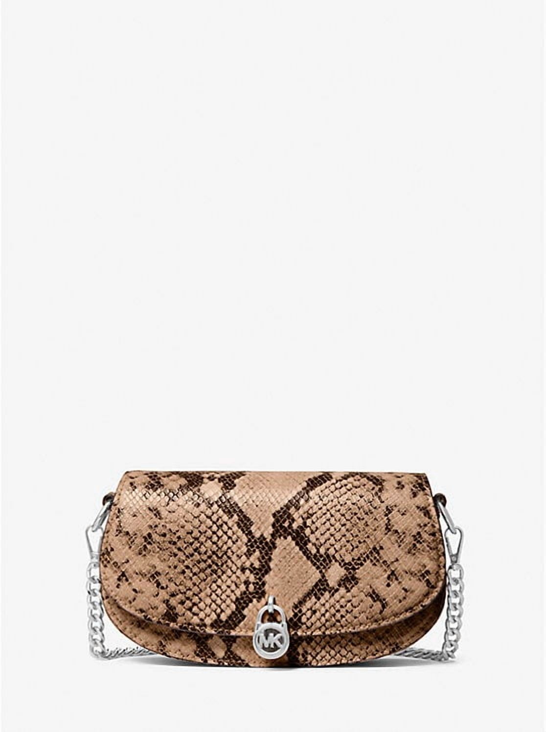 Michael Kors Outlet Mila Small Snake Embossed Convertible Crossbody Bag ...
