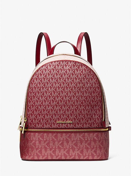 Michael Kors Michael Kors Rhea Medium PVC Backpack Women's Bookbag ...
