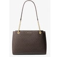 Michael Kors Soho Medium Signature Logo Tote Bag Brown Chain - Walmart.com