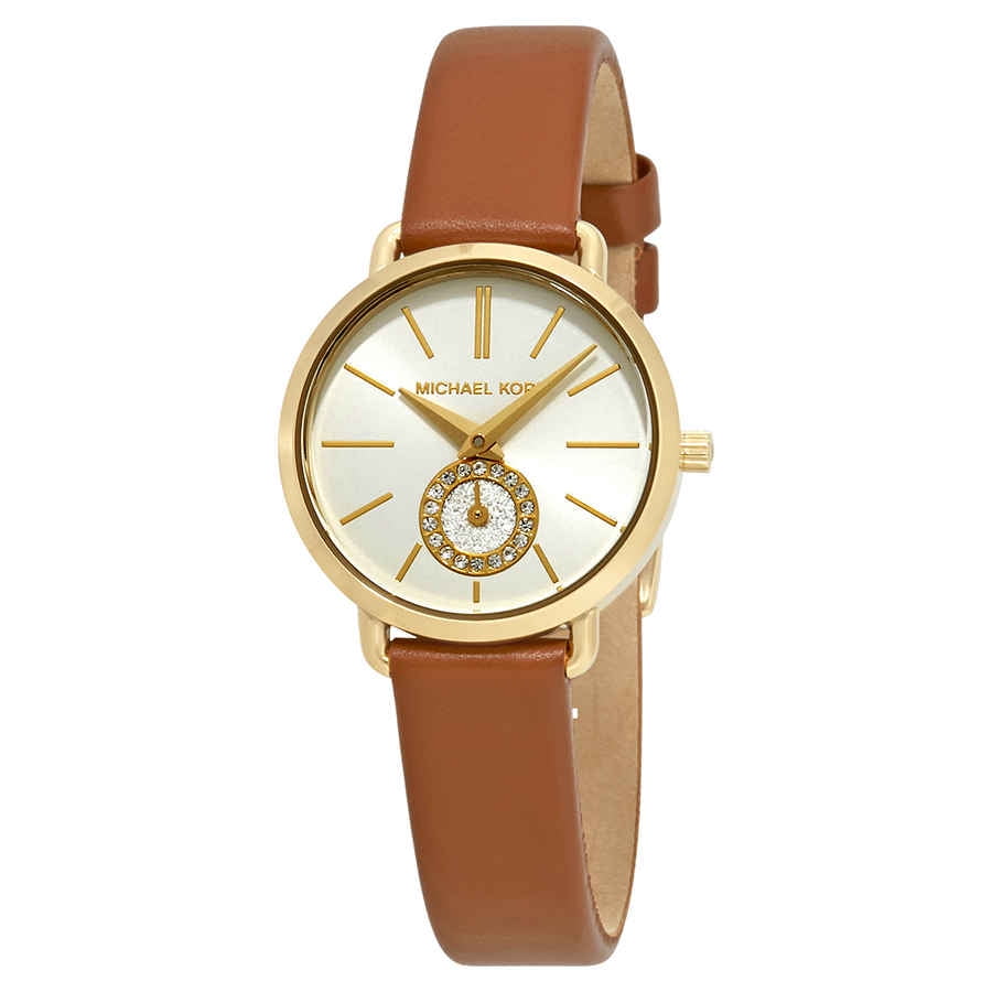 Michael Kors Petite Portia Silver Dial Ladies Watch MK2734 - Walmart.com