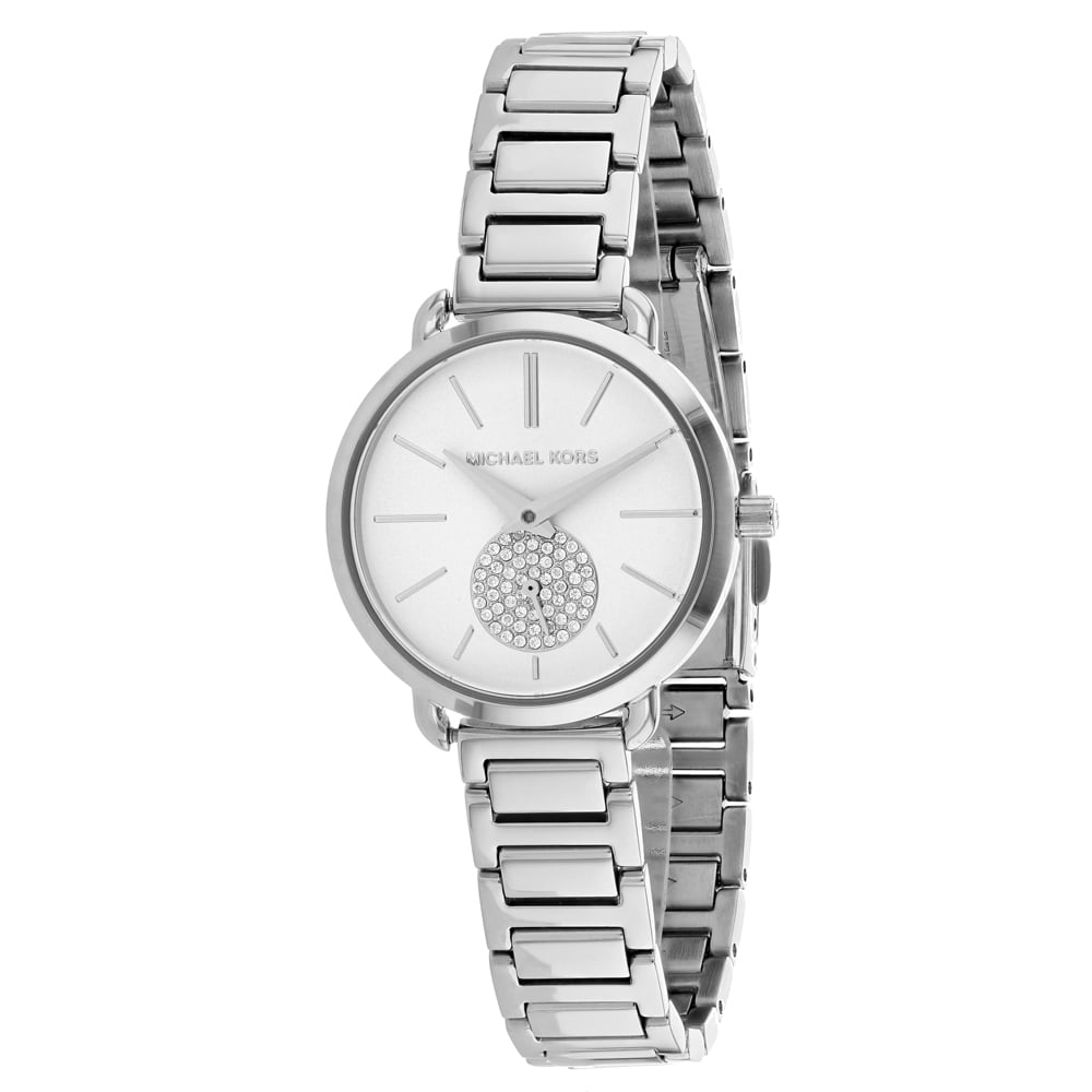 Michael Kors Portia Silver Dial Watch - MK3837 - Walmart.com