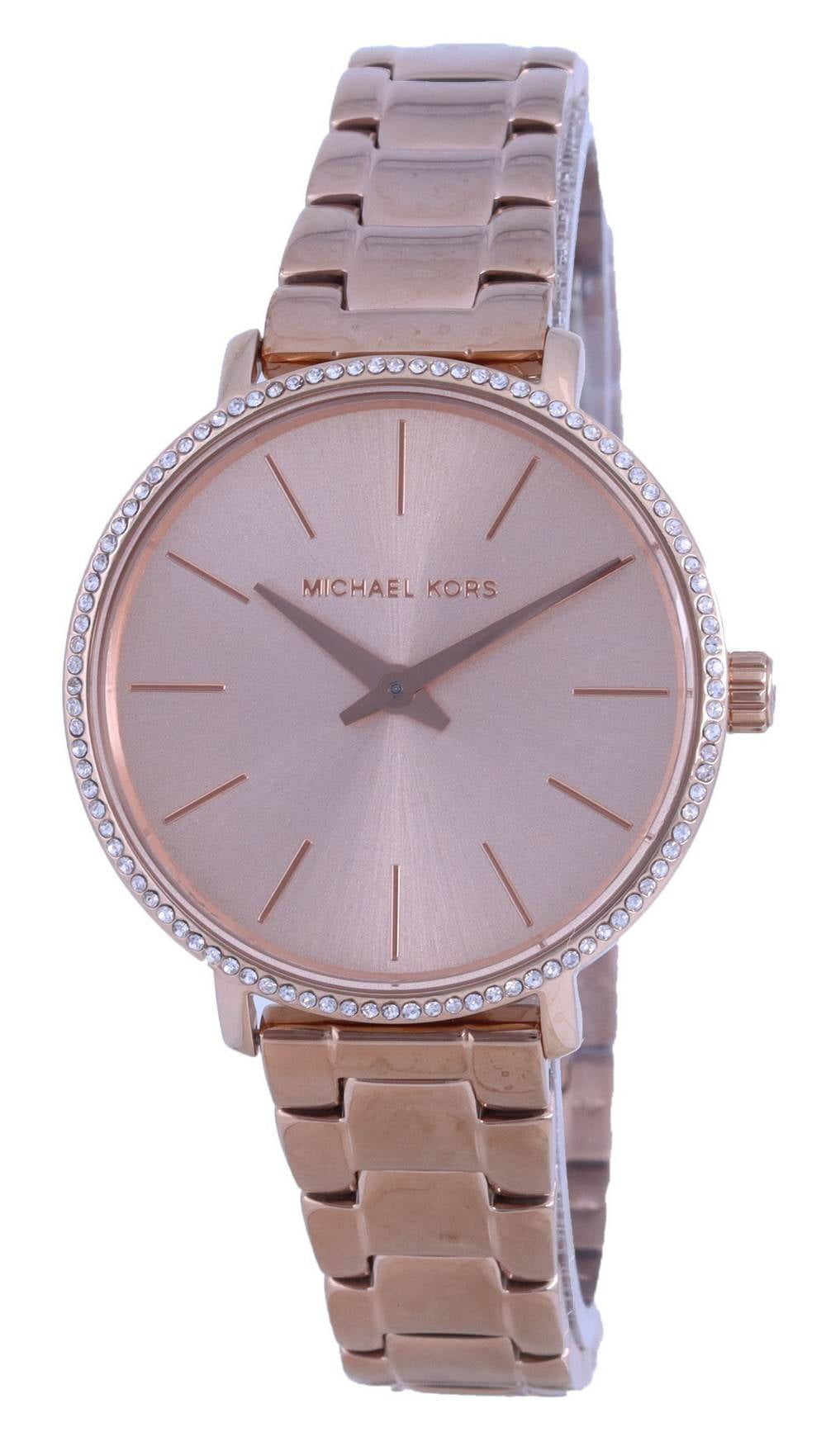 Michael Kors Pyper Rose Gold Tone Dial Quartz MK1040 With Gift Set ...