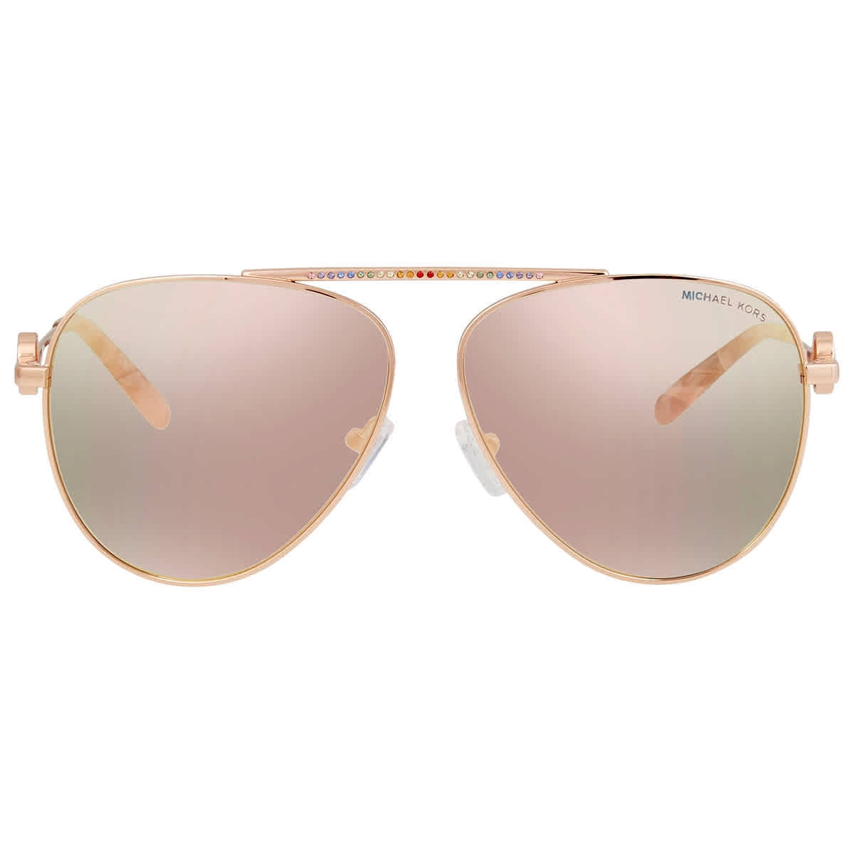 Michael Kors Women's MK1066B-11084Z-59 Salina 59mm Rose Gold Sunglasses ...