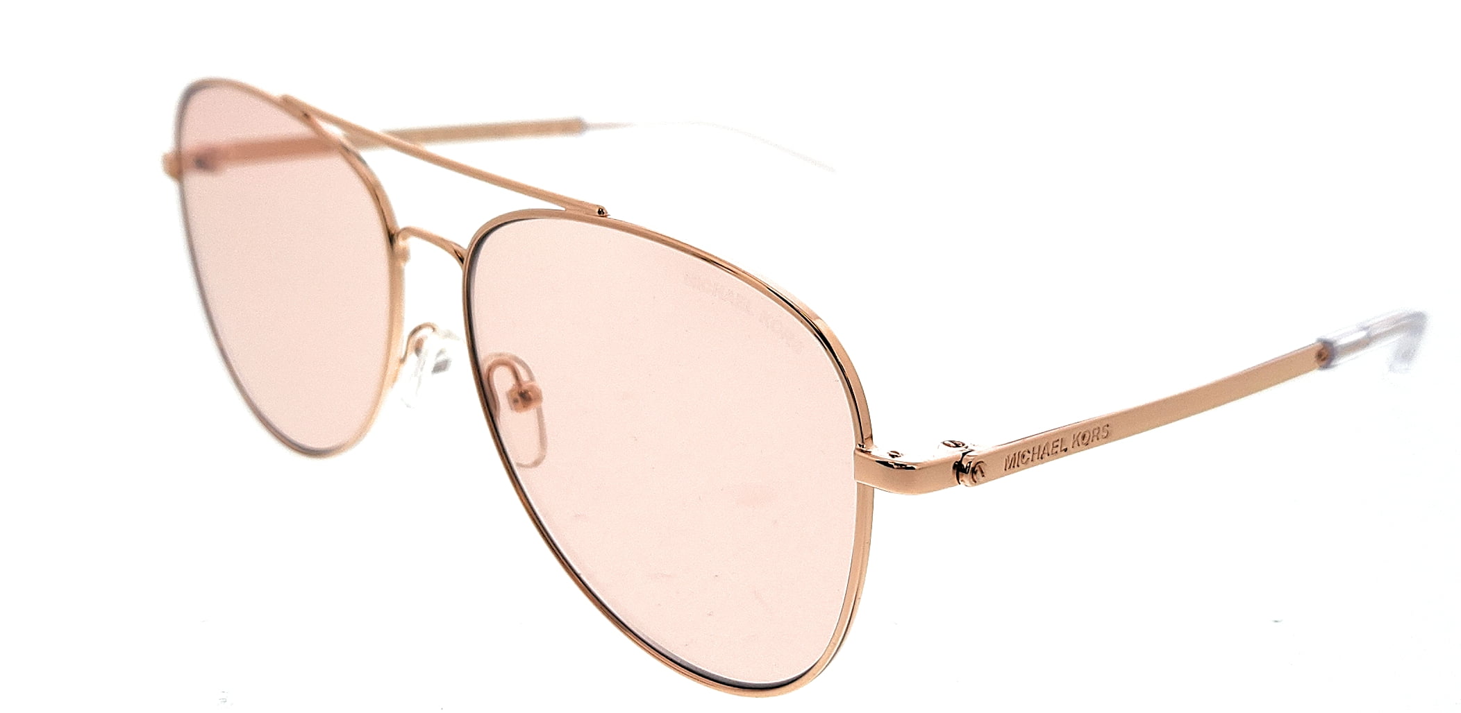Michael Kors San Diego Light Pink Tint Pilot Ladies Sunglasses MK1045 11085 60 - Walmart.com