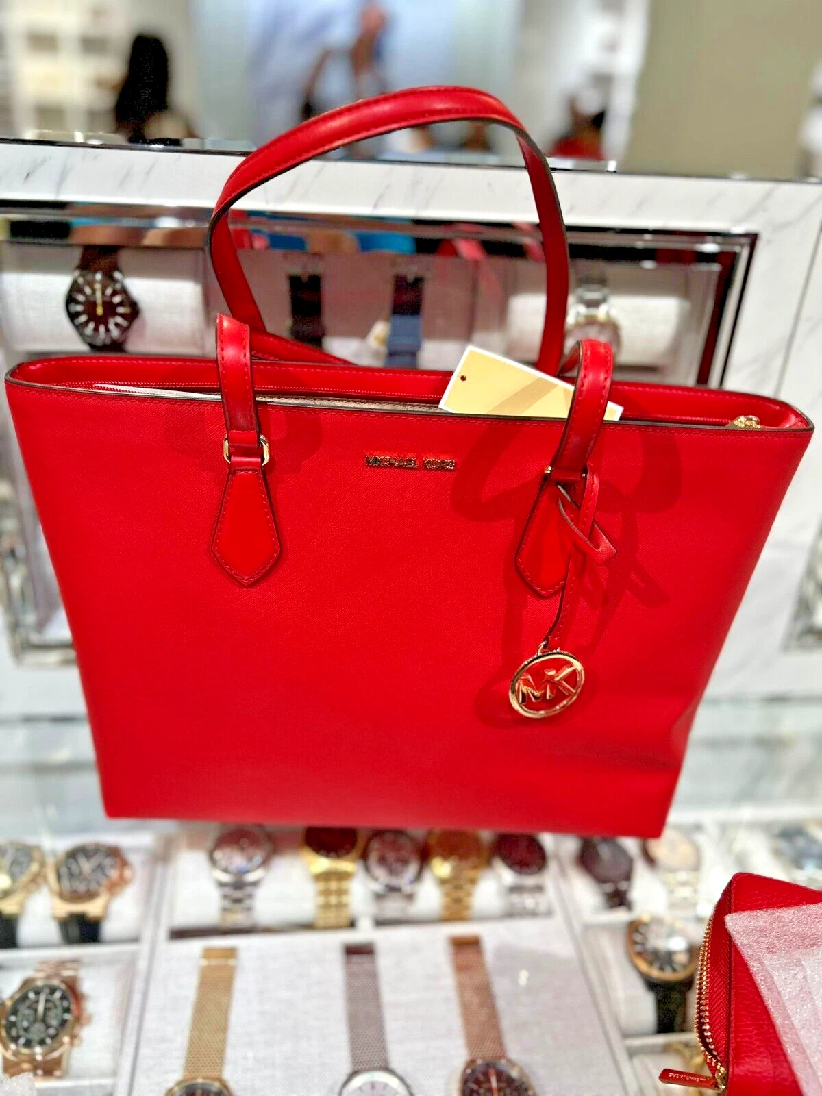 Michael Kors Sheila Large Multi-Function Tote Shoulder Handbag Purse ...