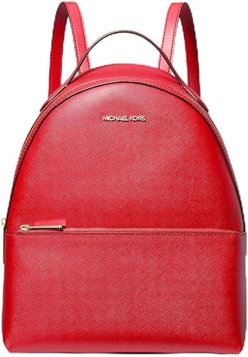 Sheila Medium Faux Saffiano Leather Backpack