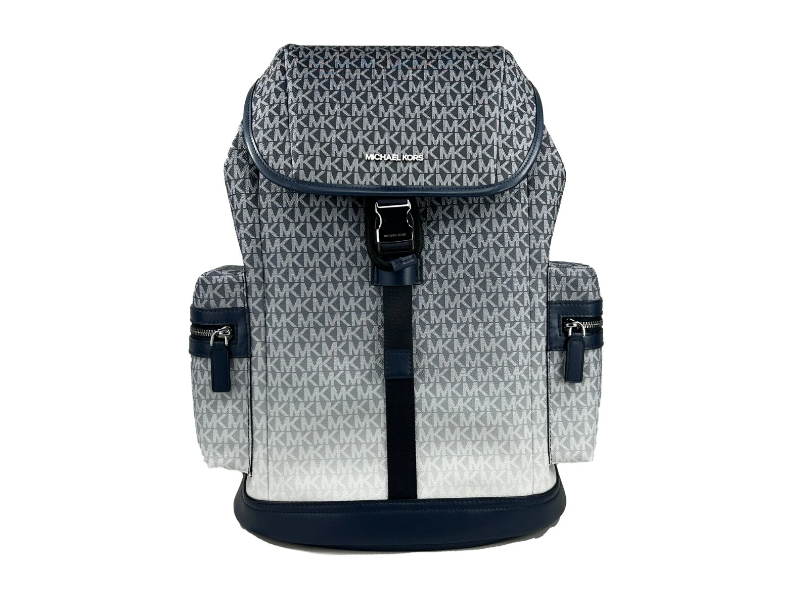 Michael Kors Signature Cooper Sport Flap Ombre Large Backpack Bookbag ...