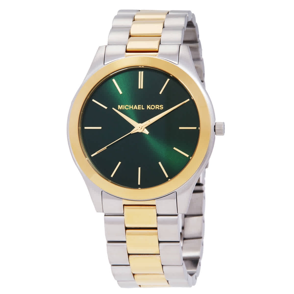 Michael Kors Slim Runway Quartz Green Dial Men's Watch MK9149 - Walmart.com