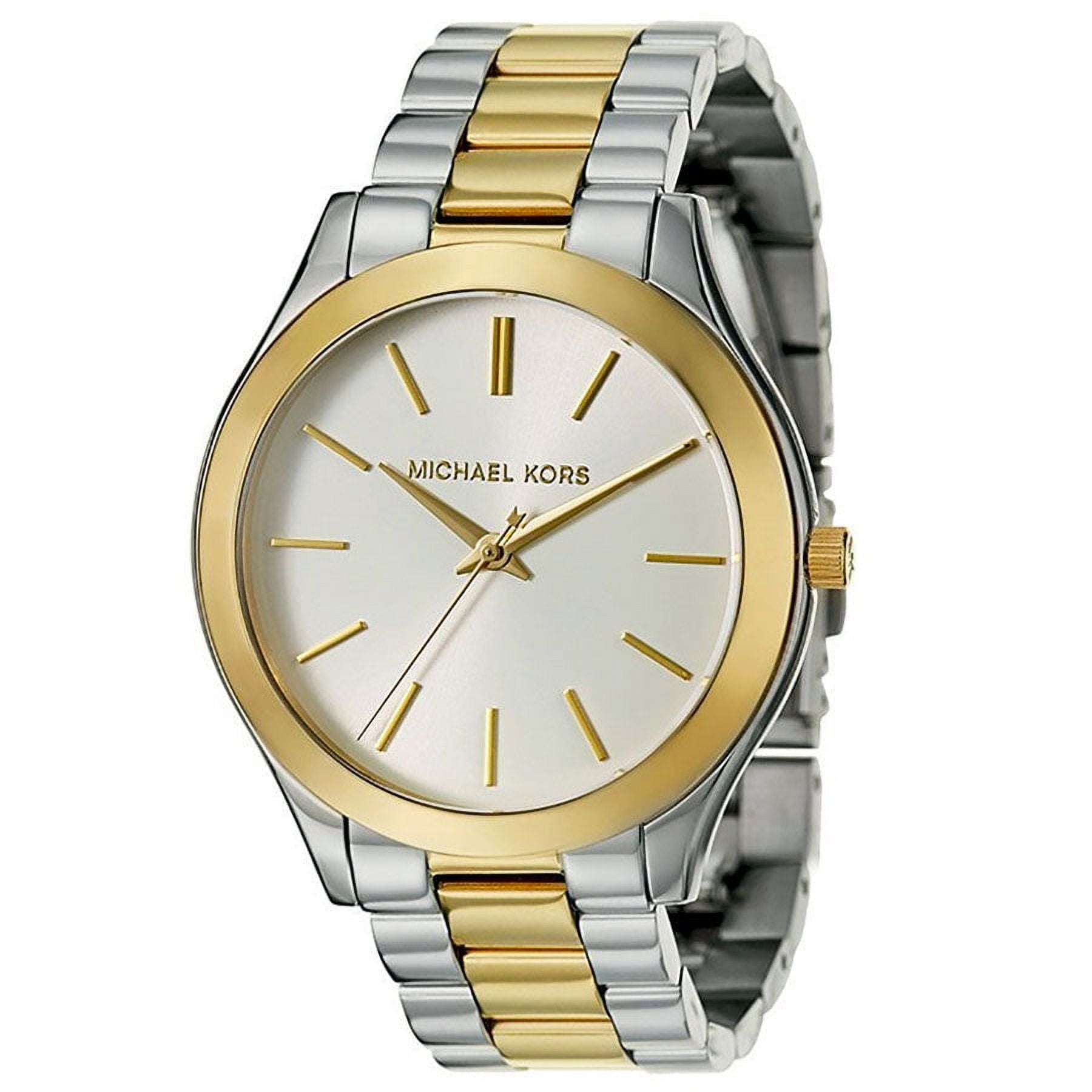 Michael Kors Slim Runway Two-tone Watch MK3198 - Walmart.com