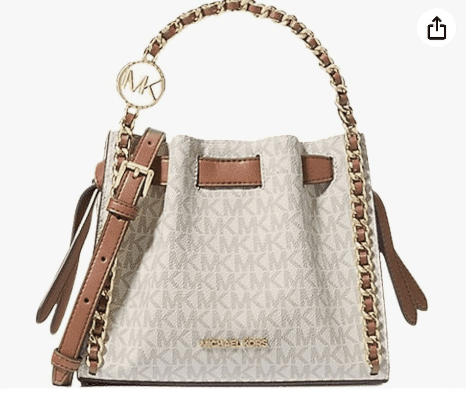 Michael Kors Small Mina Signature Logo Chain Crossbody - Walmart.com