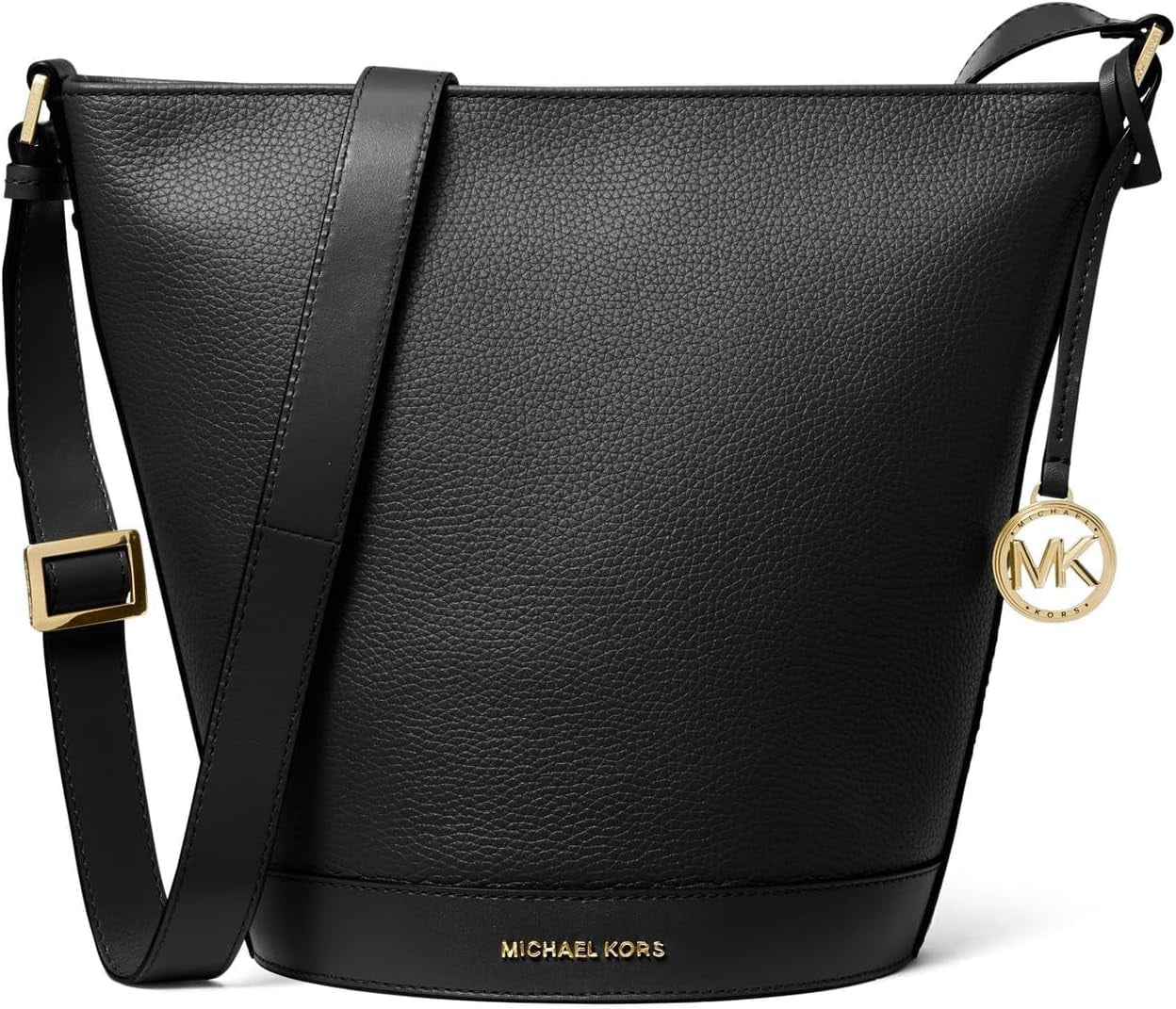 Michael Kors Townsend Medium Top Zip Bucket Messenger, Black - Walmart.com