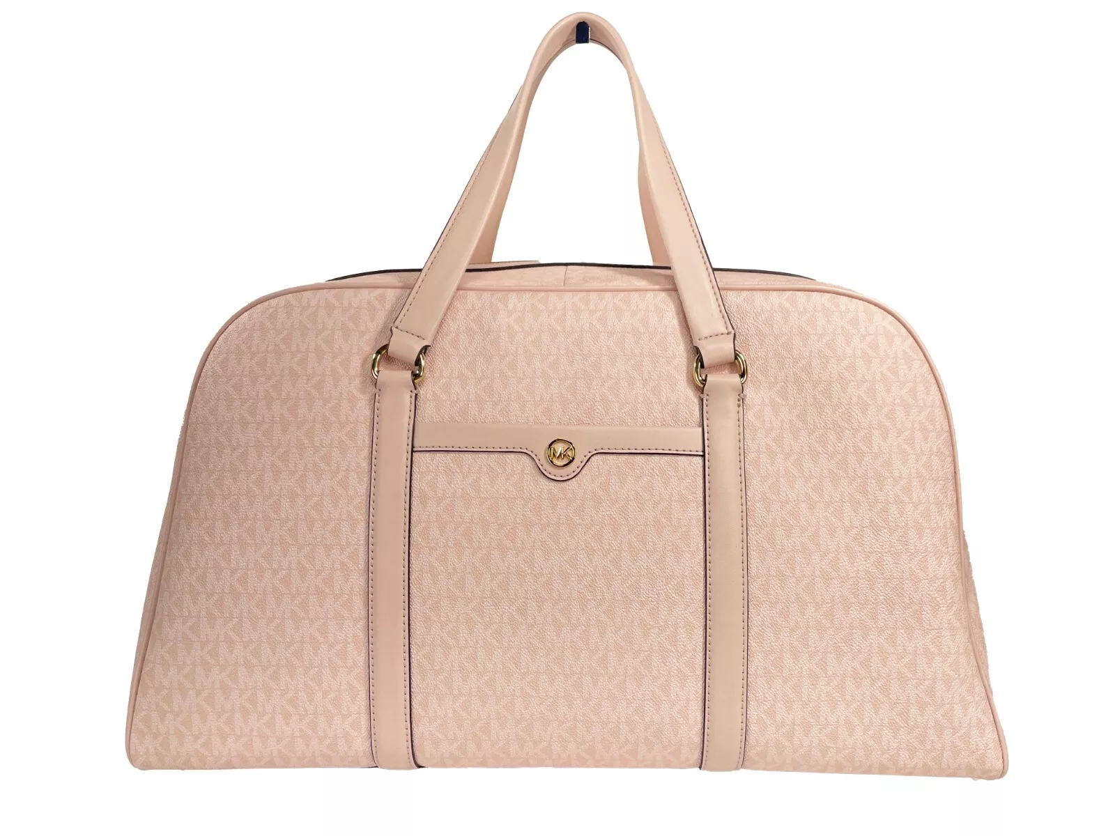 Michael Kors Womens Jet Set Travel Extra-Large Signature Logo Weekender ...