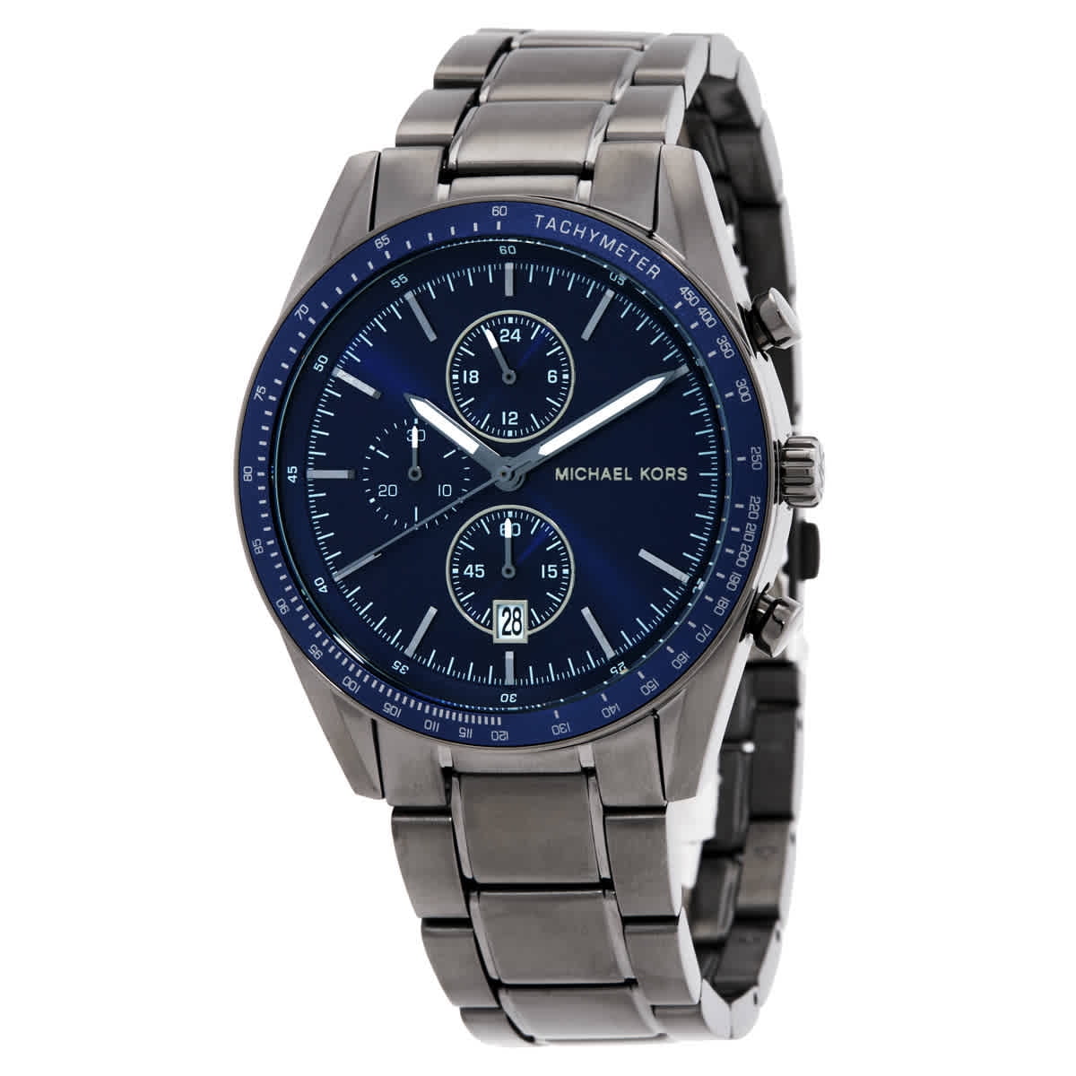 Michael Kors Warren Chronograph Quartz Blue Dial Men's Watch MK9111 ...