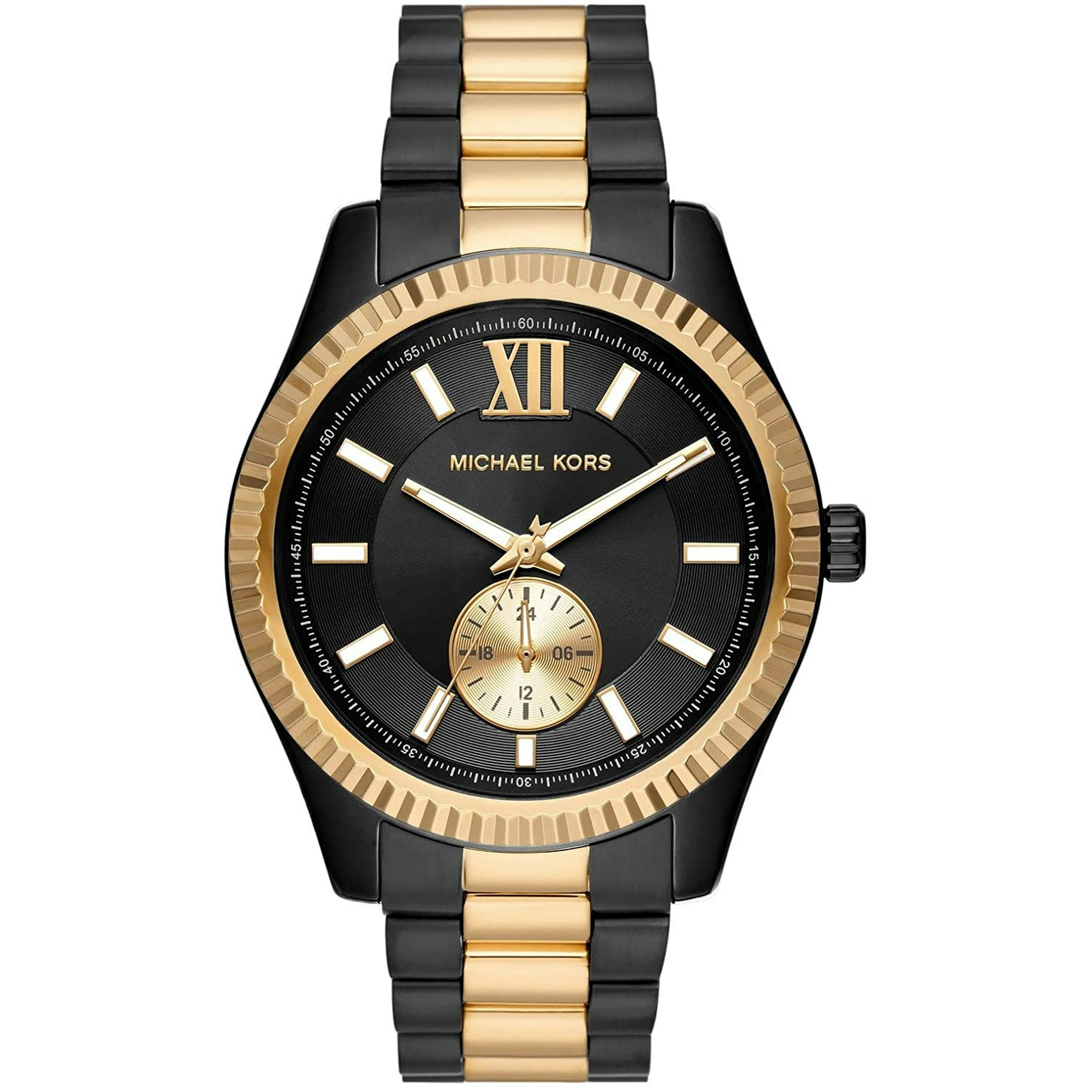Michael Kors Watches Black And Gold
