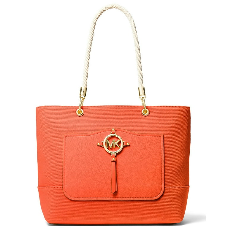 Michael Kors Women s Amy Large Rope Tote Clementine Walmart