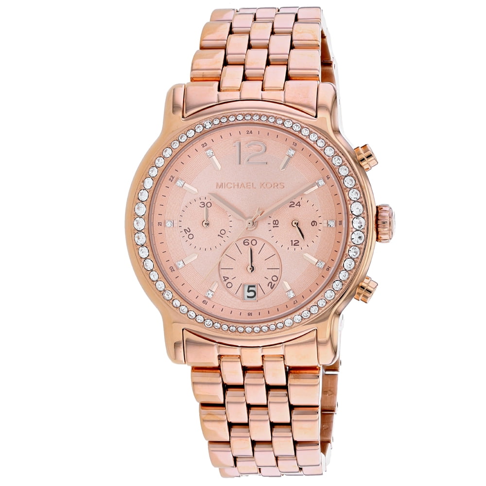 Michael Kors Women's Baisley Rose gold Watch - MK5983 - Walmart.com