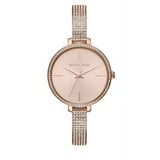 Michael Kors Women's Jaryn Quartz Watch, Rose Gold Dial & Stainless ...