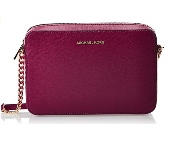 Michael Kors Women's Jet Set Item Crossbody Bag (Berry) 32S4Gtvc3L-950 ...