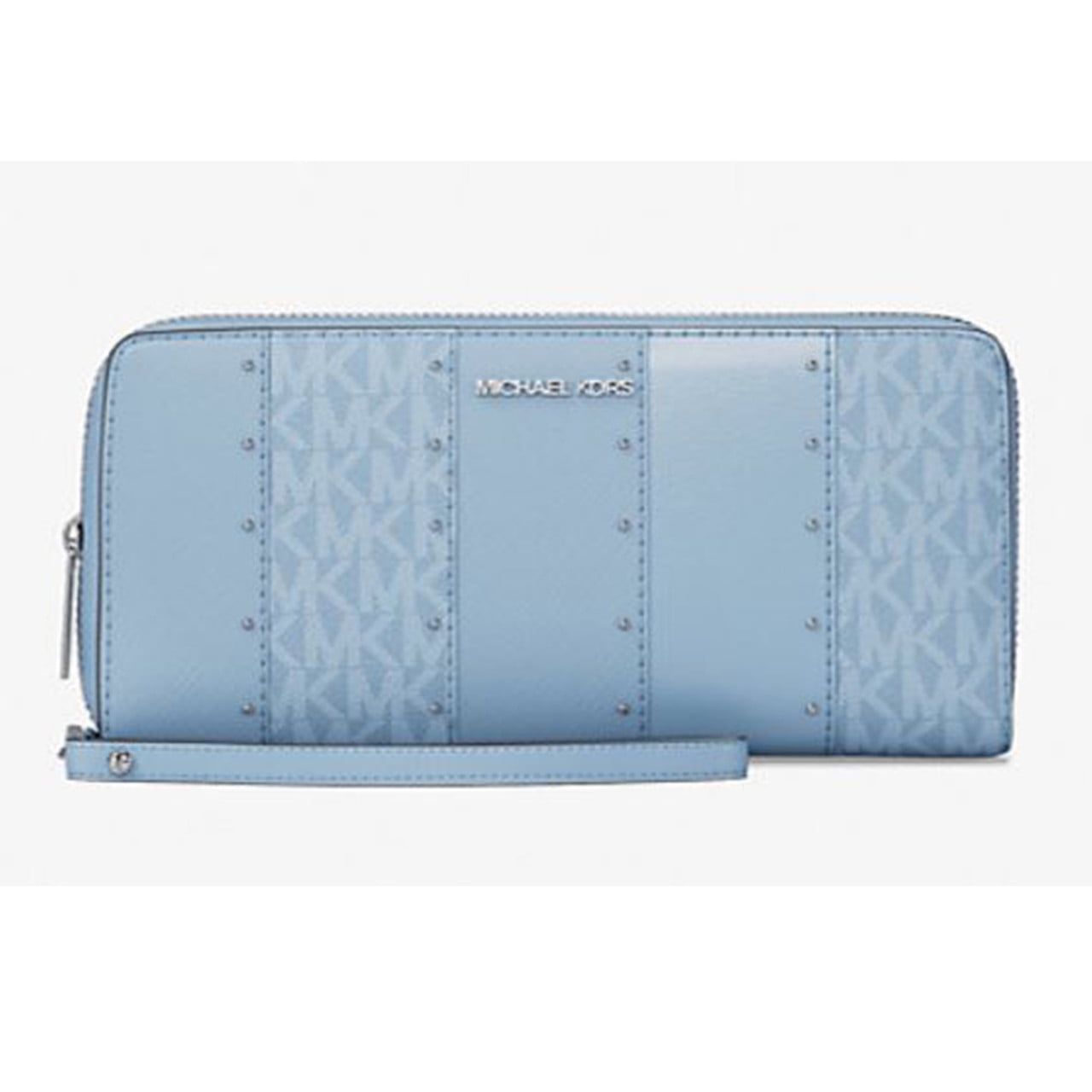 Michael Kors Women's Jet Set Large Studded Patchwork and Signature Logo ...