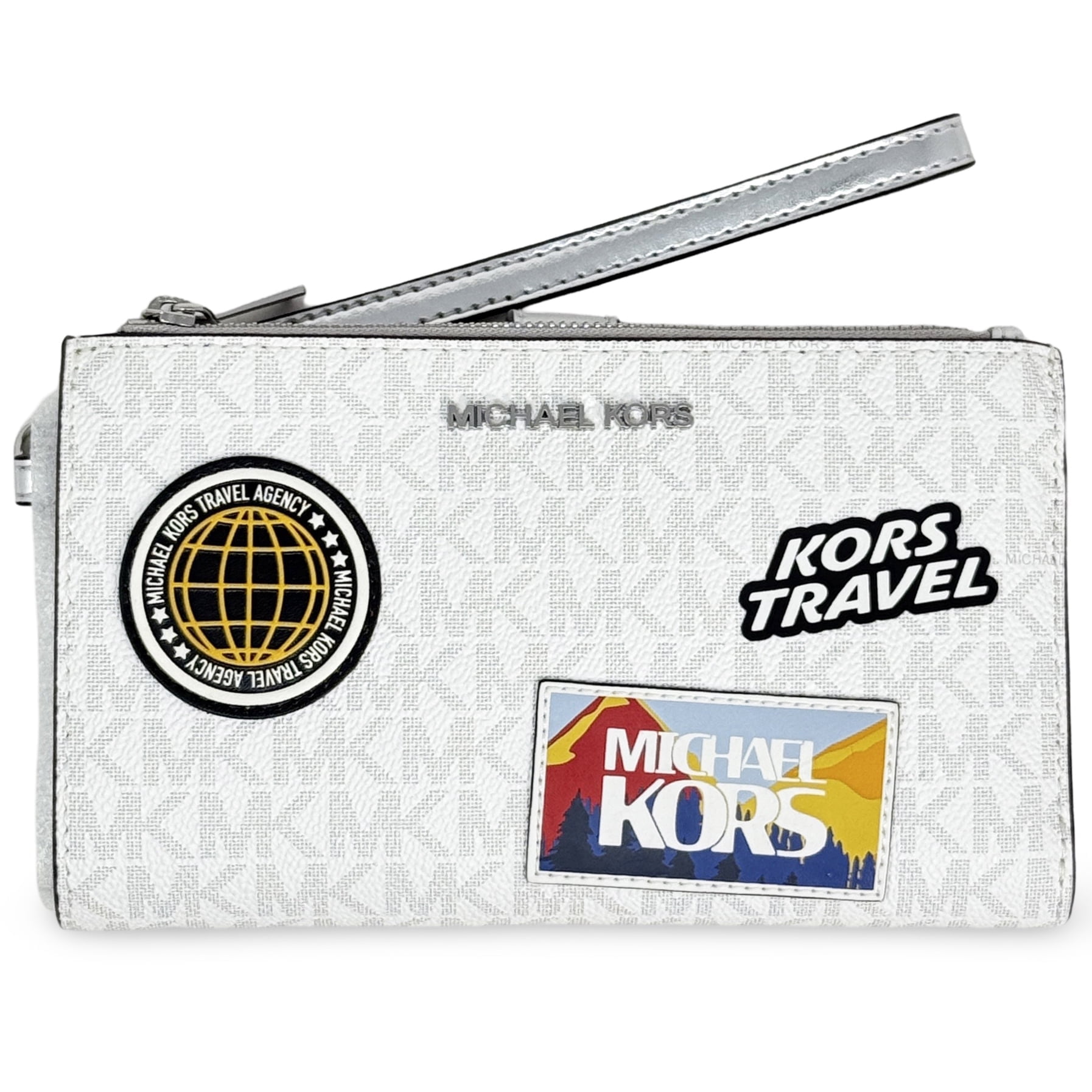 Michael Kors Women's Jet Set Travel Large Embellished Signature Logo ...