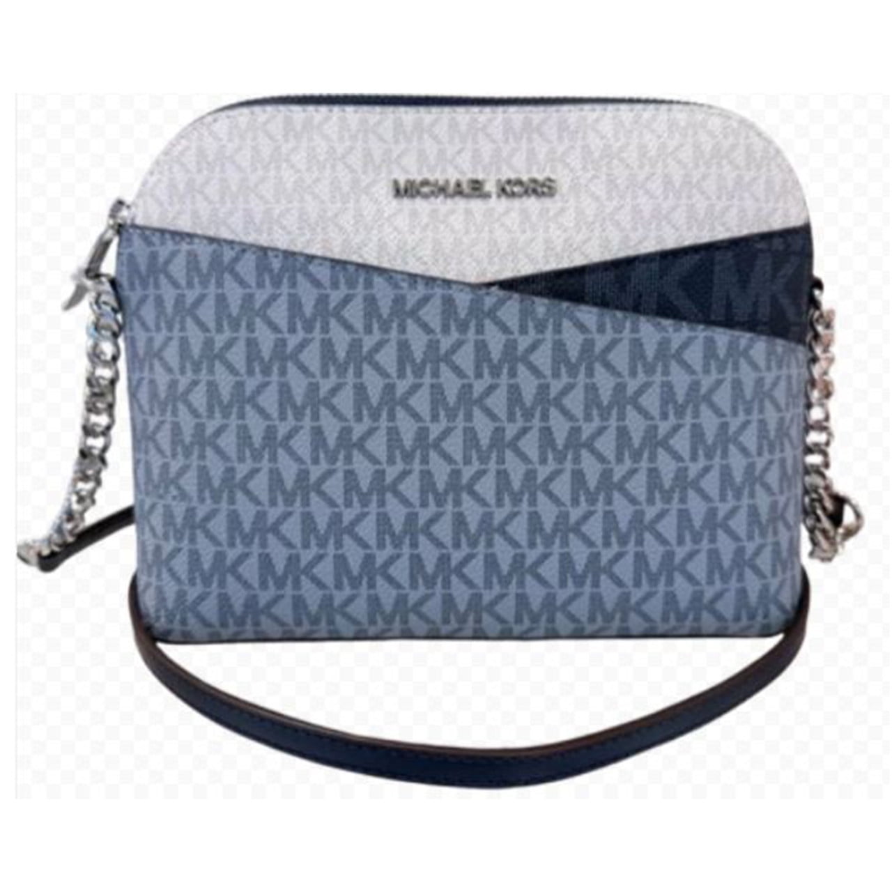 Walmart Black Friday Deals 2025 Michael Kors Women's Jet Set Travel Medium Signature Logo Dome ...