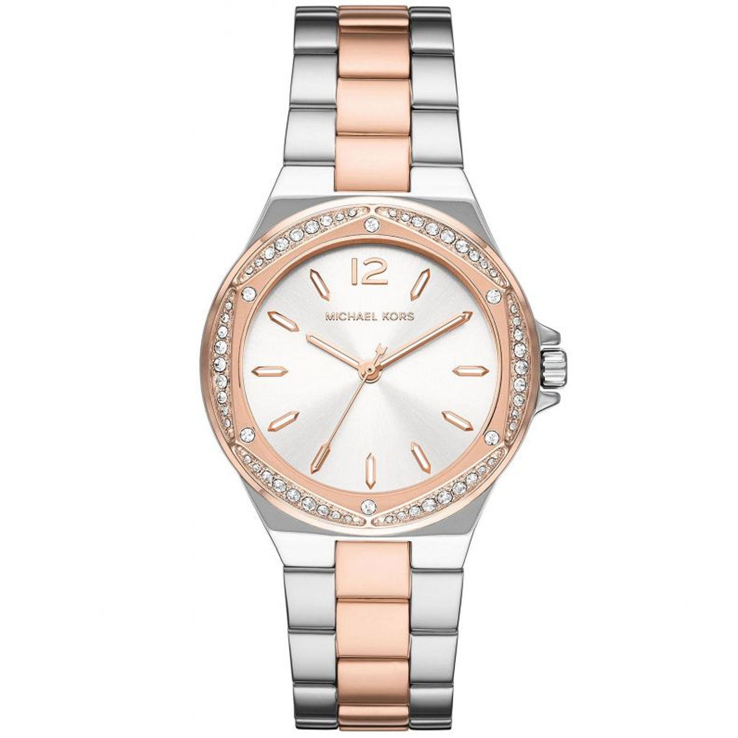 Michael Kors Women's Lennox White Dial Watch - MK6989 - Walmart.com